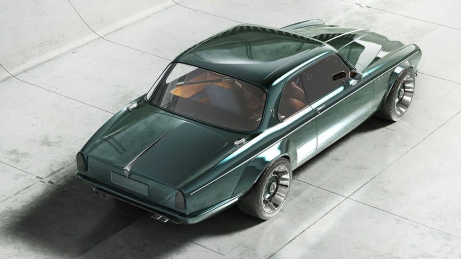 ジャガー XJ-C（XJクーペ）のレストモッド – 車知楽
